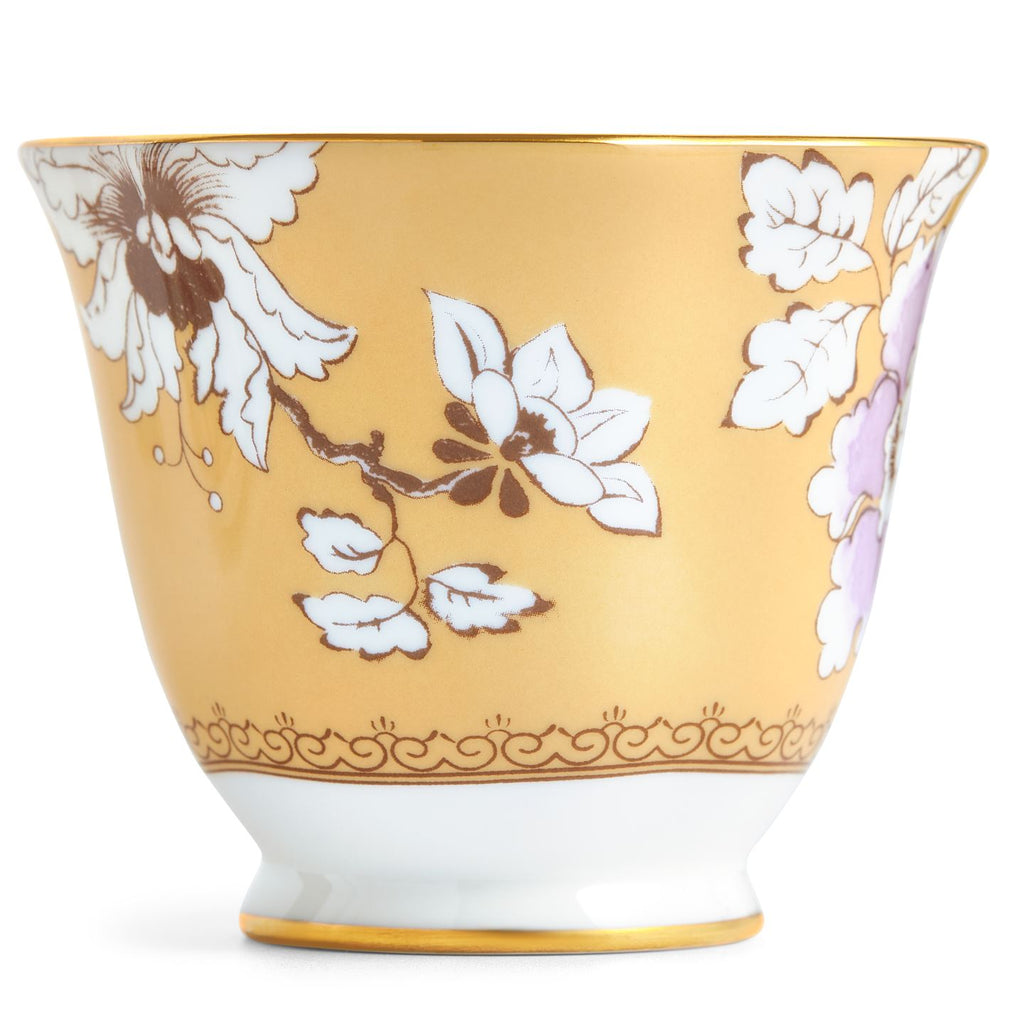 Butterfly Bloom Yellow Teacup and Saucer | Wedgwood